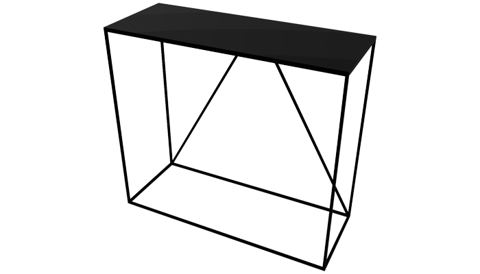 Thin black table store